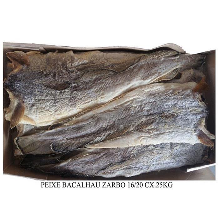 PEIXE BACALHAU ZARBO 16/20 CX.25KG
