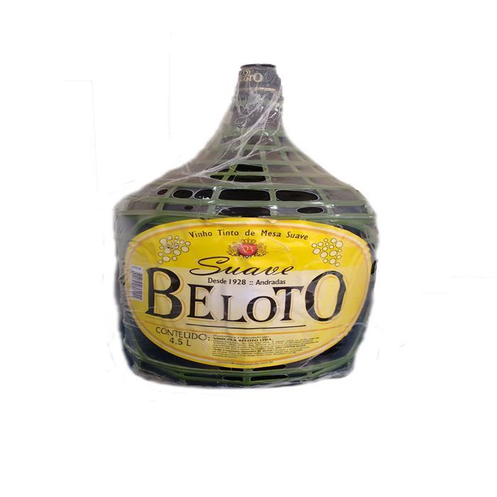 VINHO TINTO SUAVE BELOTO GARRAFAO 4,5LT